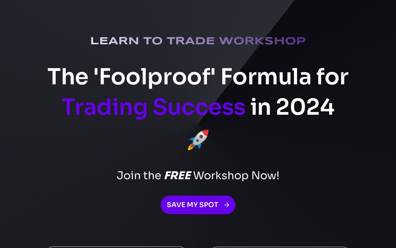 Learn To Trade Workshop